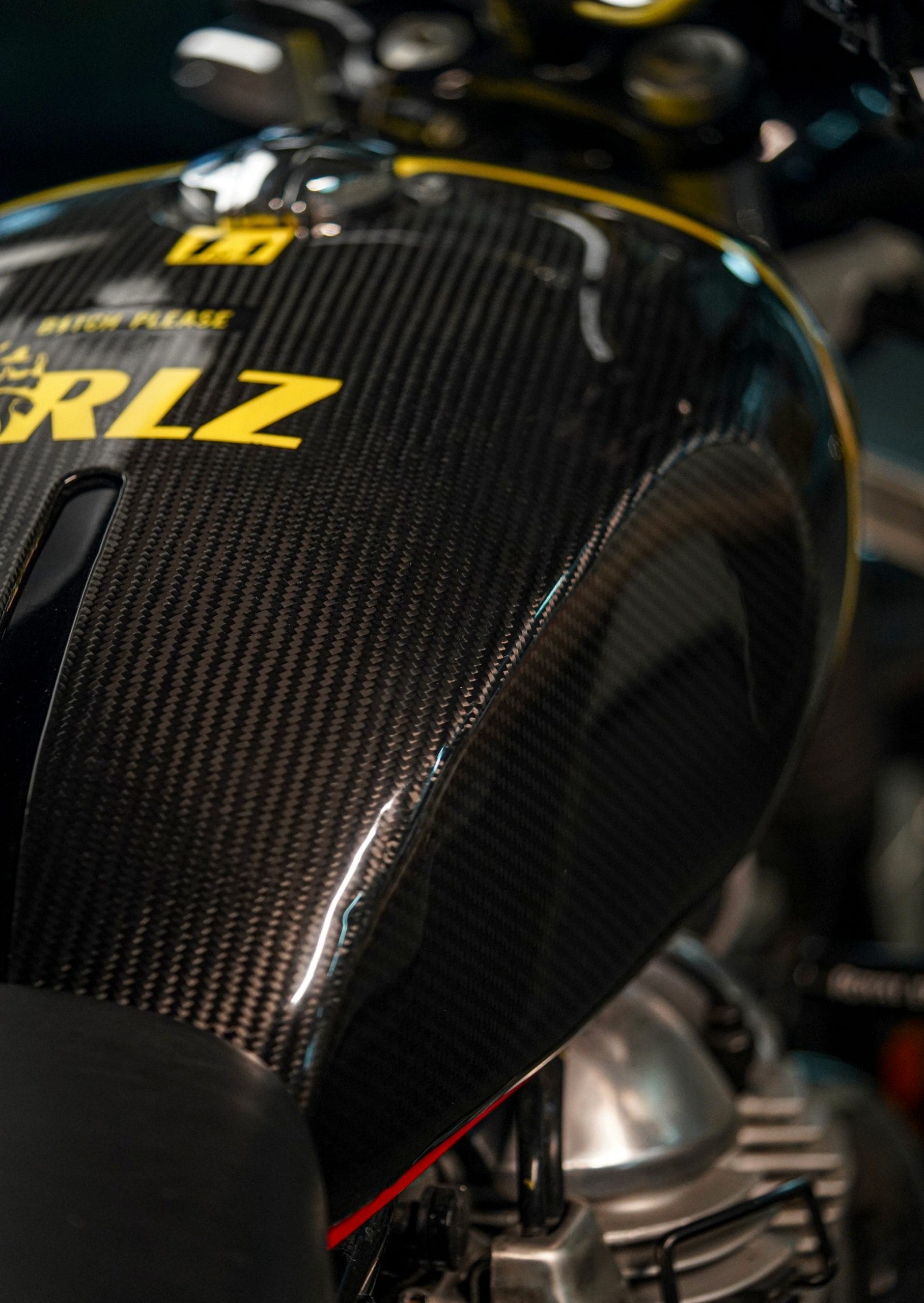 Carbon Fiber Interceptor Tank Cover Re Interceptor 650 2018+ Carbon ...