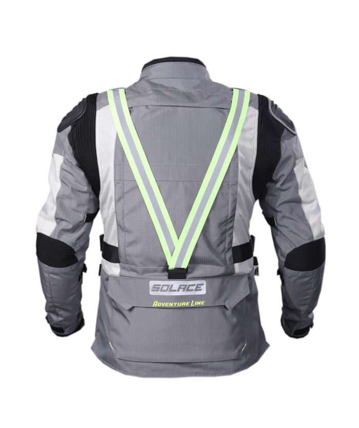 Solace Furious Pro Touring Jacket Grey - Motoblazer
