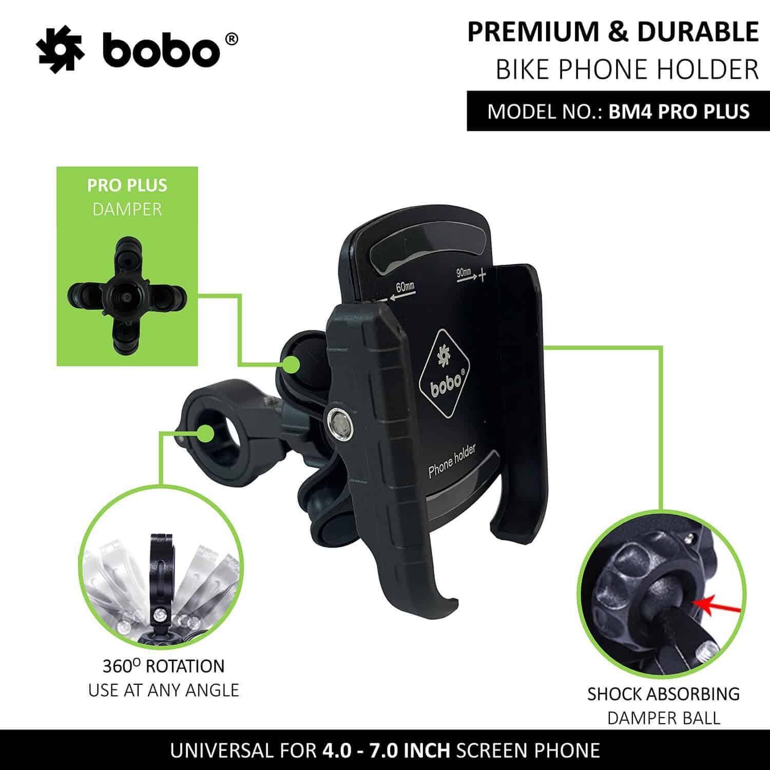 BoBo Bm4 Pro Plus Mobile Holder - Motoblazer