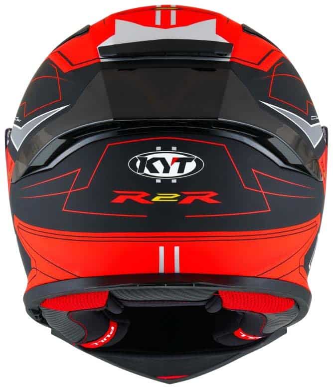 Kyt R2R Pro Led Matt Black Red - Motoblazer